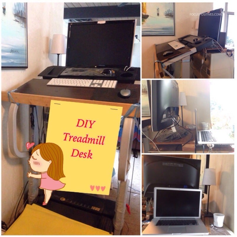 DIY Treadmill Desk: Daily Effortless Exercise - FocusPositives ...